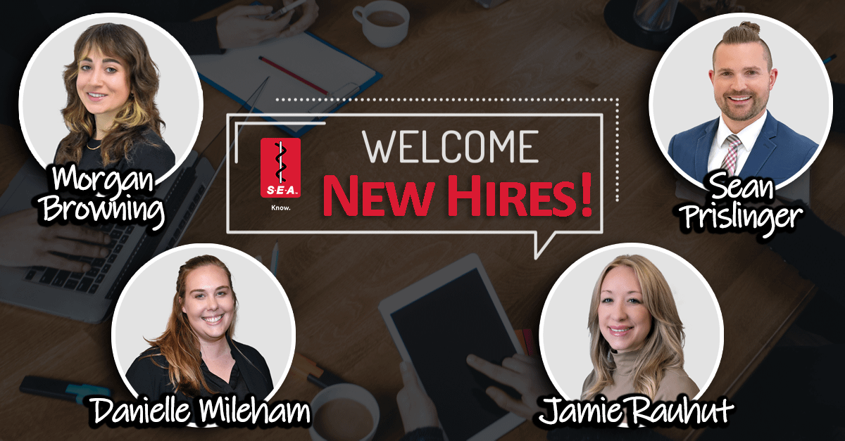 Join us as we welcome a group of new hires to the S-E-A Team!