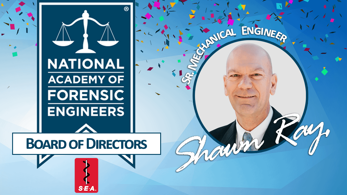 Join us in congratulating S-E-A Sr. Mechanical Engineer, Shawn Ray ...