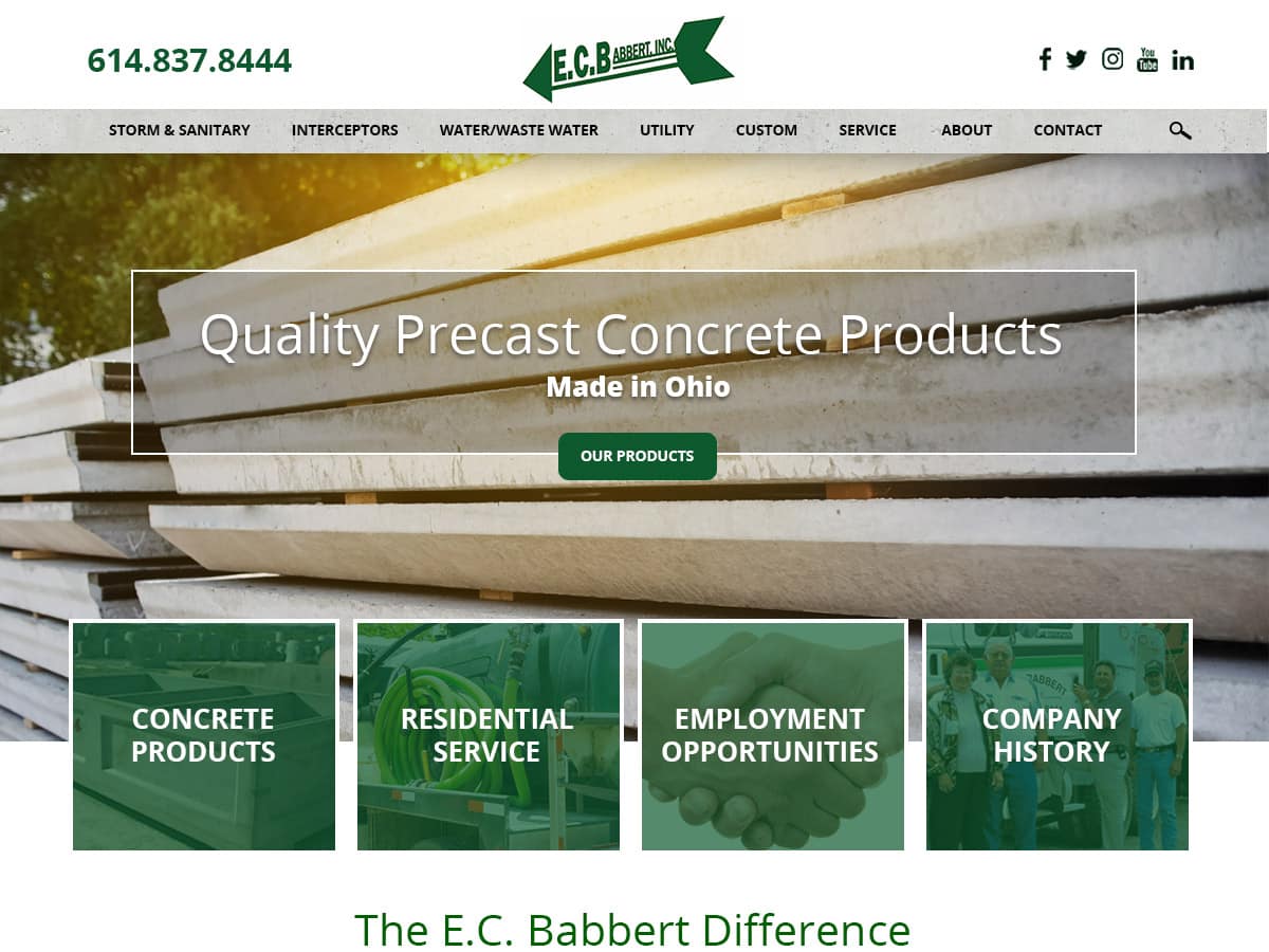 EC Babbert Inc. - Robintek: Columbus Web Design & SEO