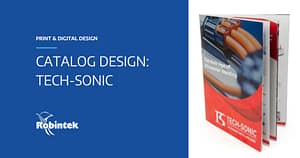 Print & Digital Catalog Design: TECH-SONIC - Robintek: Ohio Web Design
