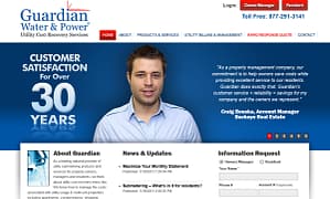 New Website Design and Launch - Guardian Water & Power - Robintek ...