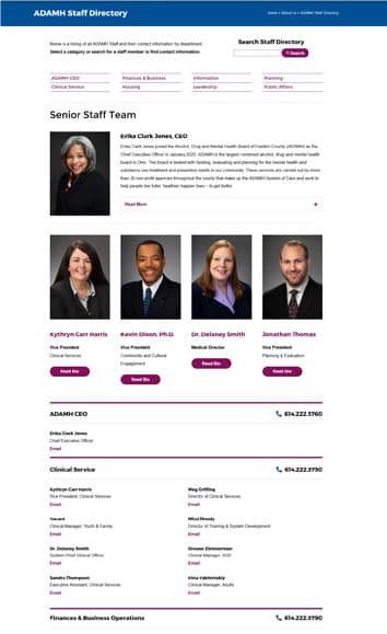 ADAMH - Robintek: Columbus Ohio Web Development & Design