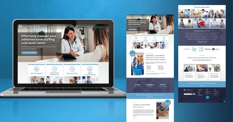 OClinicals Website Redesign by Robintek
