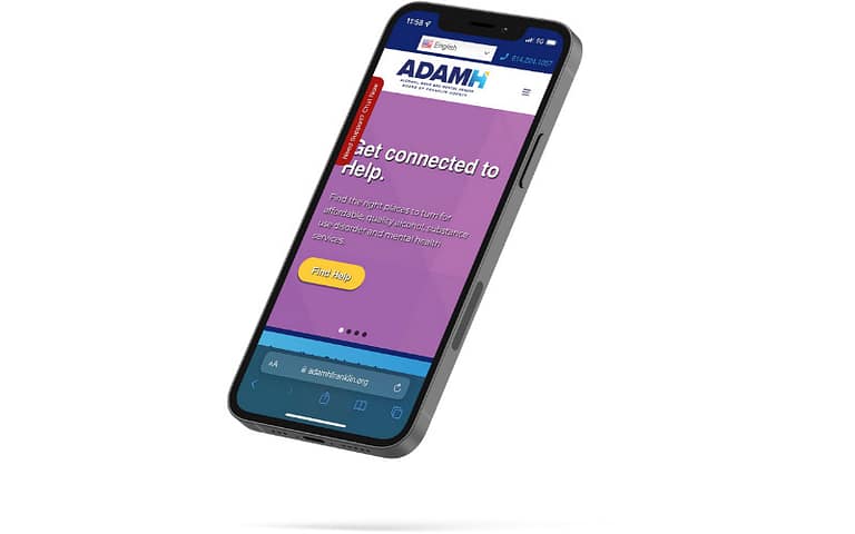 Website Redesign: ADAMH - Robintek: Web Design Ohio