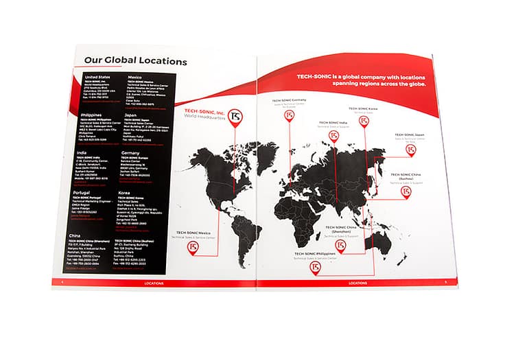 Print & Digital Catalog Design: TECH-SONIC - Robintek: Ohio Web Design