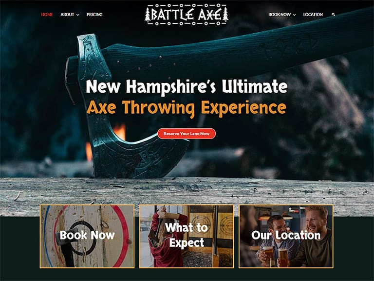 Battle Axe Website Design - Robintek: Ohio Website Design & SEO