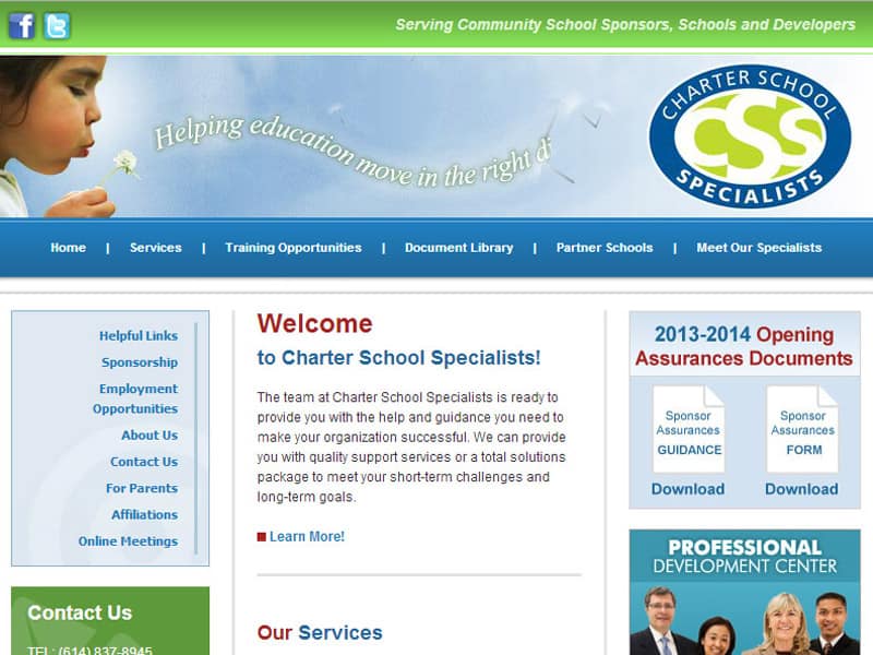 Charter School Specialists - Robintek: Columbus Website Design, Graphic ...
