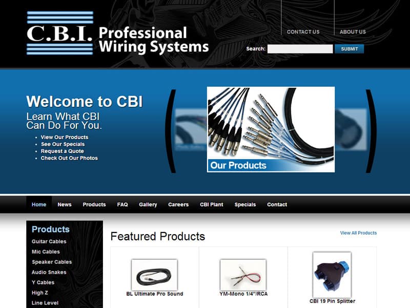 CBI Cables - Robintek: Columbus Website Design, Graphic Design & SEO ...