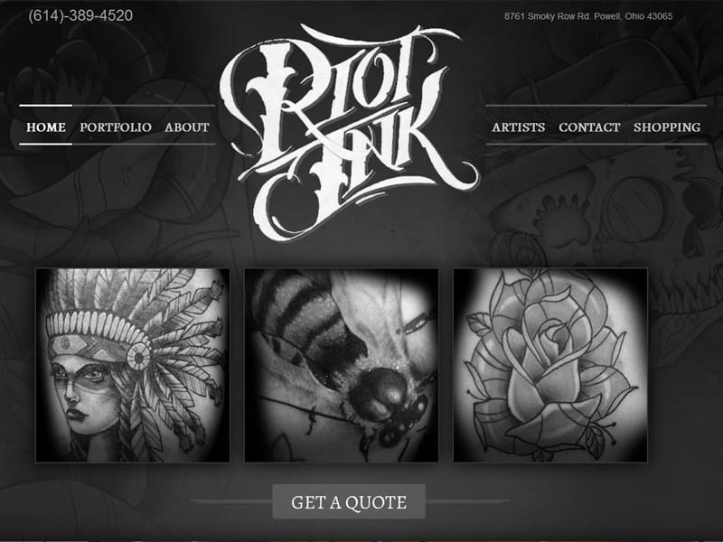 Riot Ink - Robintek: Columbus Website Design, Graphic Design & SEO Company