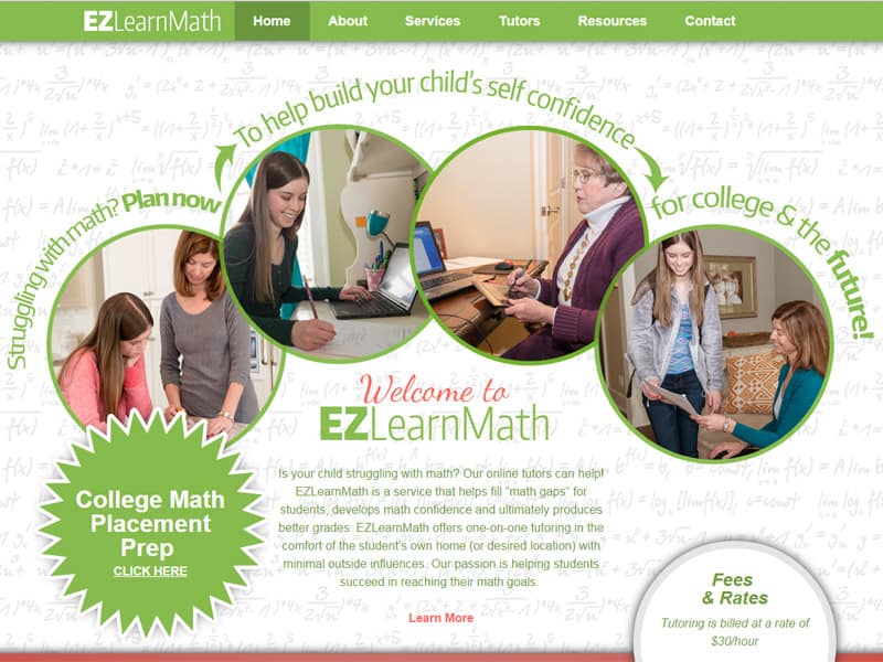 EZ Learn Math - Robintek: Columbus Website Design, Graphic Design & SEO ...
