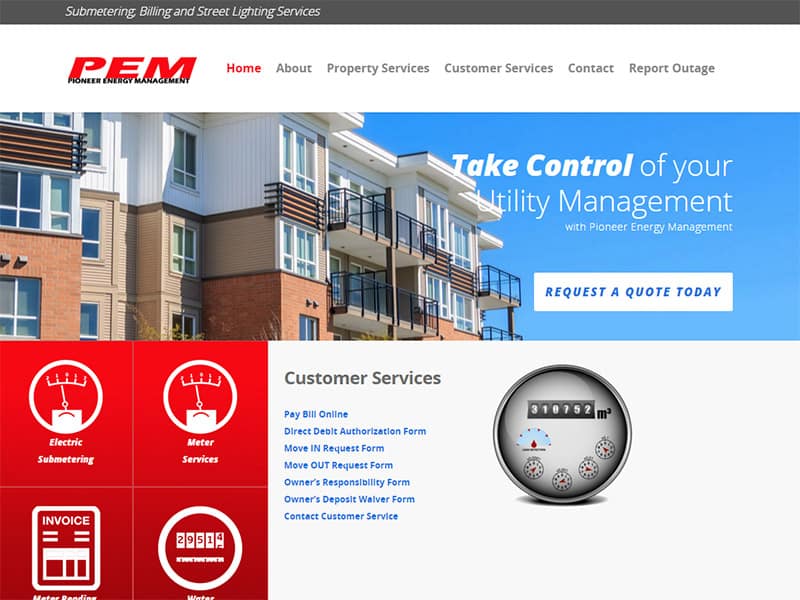 Pioneer Energy Management - Robintek: Columbus Website Design, Graphic ...