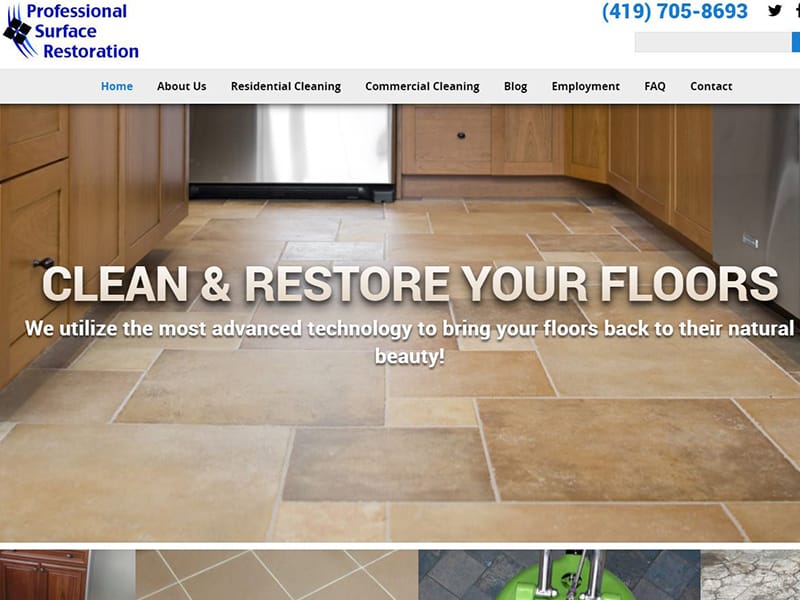 Professional Surface Restoration - Robintek: Columbus Website Design ...