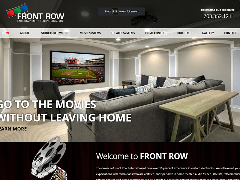 Front Row - Robintek: Columbus Website Design, Graphic Design & SEO Company