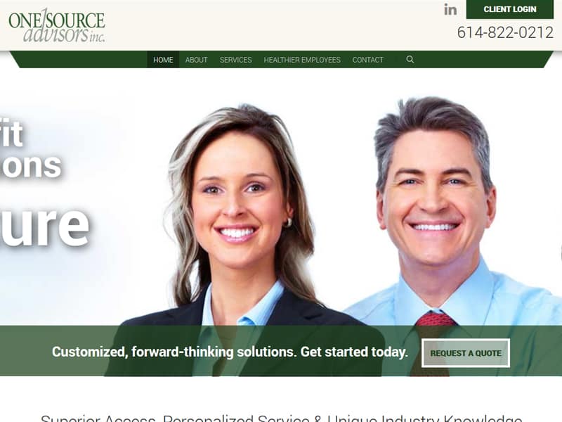 One Source Advisors - Robintek: Columbus Website Design, Graphic Design ...