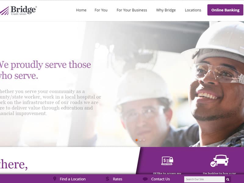 Bridge Credit Union - Robintek: Columbus Website Design, Graphic Design ...