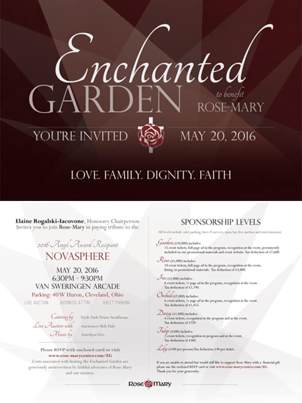 Rose-Mary Center: Event Invitation Design - Robintek: Columbus Website ...