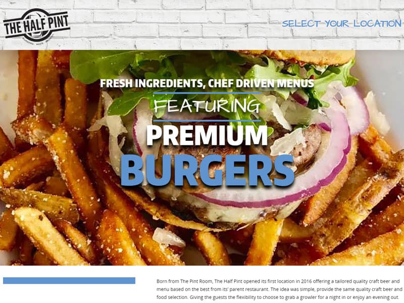 The Half Pint - Robintek: Columbus Website Design, Graphic Design & SEO ...