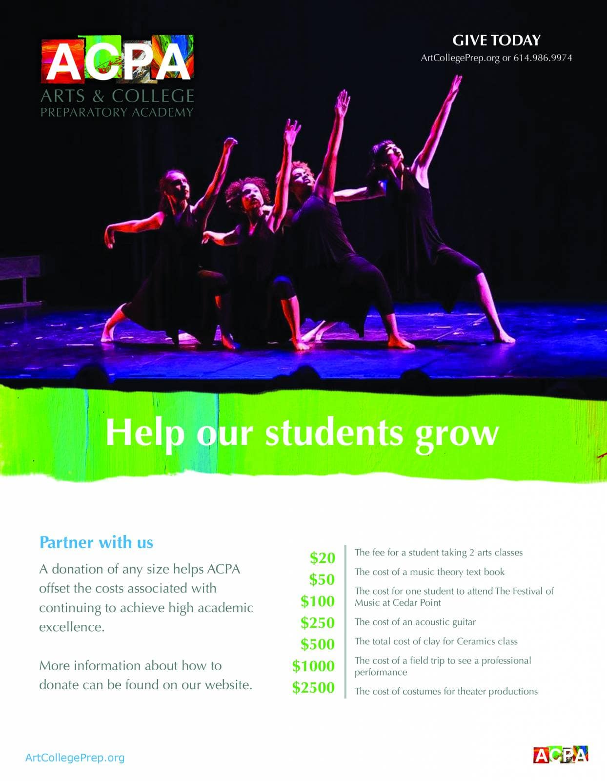 Arts & College Preparatory Academy - Print Design