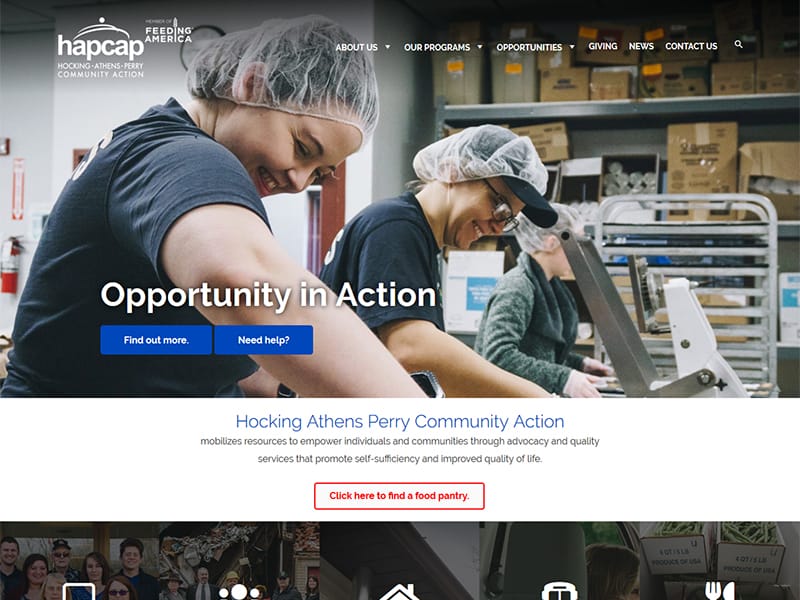 Hocking Athens Perry Community Action - Robintek: Columbus Website Design, Graphic Design & SEO ...