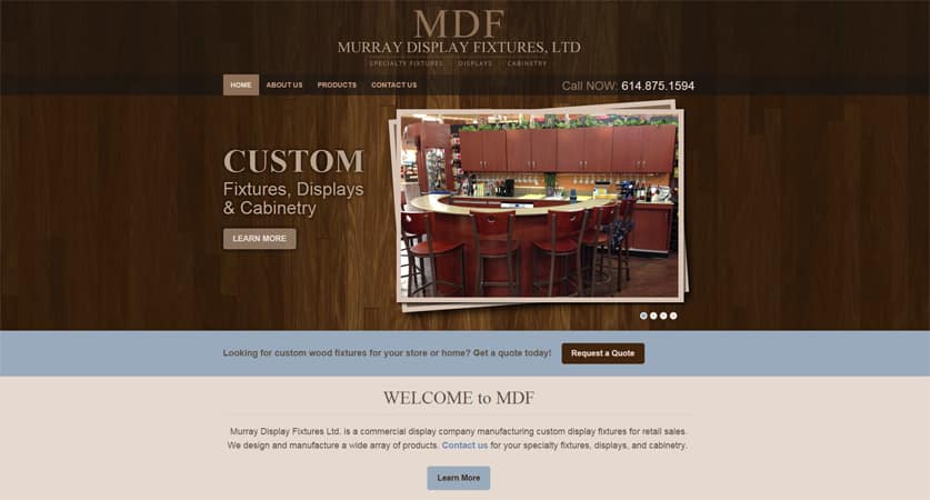 New Website Design and Launch – Murray Display Fixtures - Robintek ...