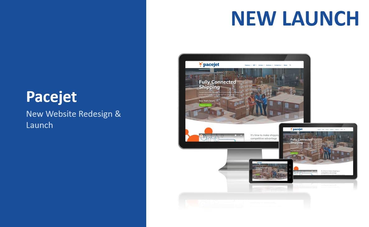 New Website Redesign & Launch: Pacejet - Web Design