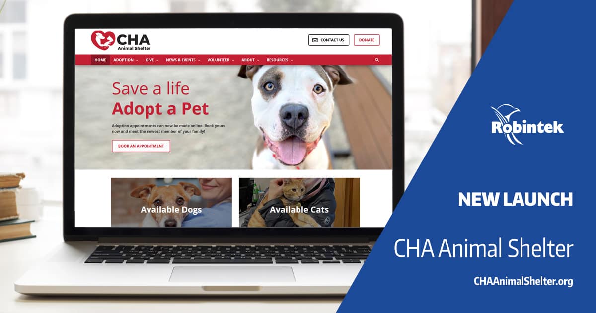 Website Redesign: CHA Animal Shelter
